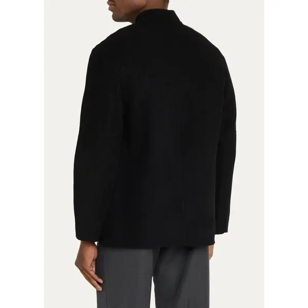 Officine Générale Simao Double Split Wool Overshirt