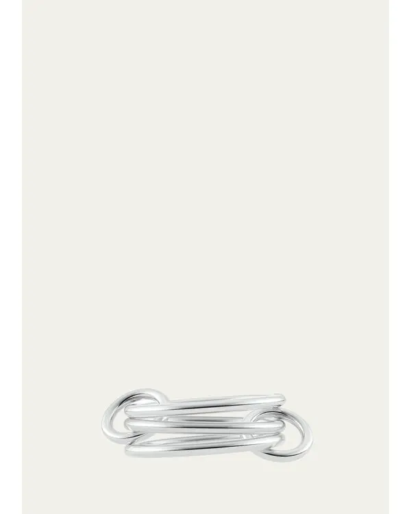 SPINELLI KILCOLLIN Solarium Sterling Three Linked Ring - Silver
