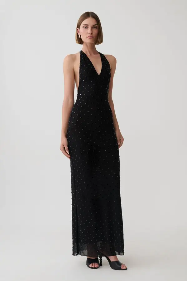 Meshki Valentine Diamante Maxi Dress