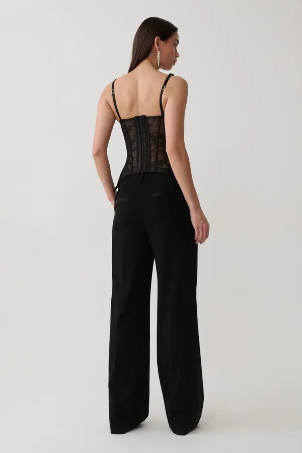 Meshki Nadia Tulle Boned Corset
