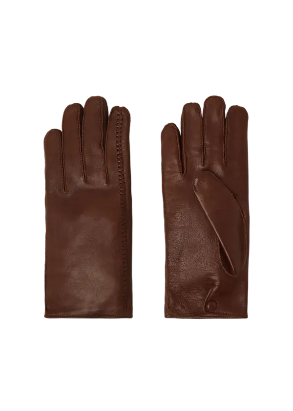 Loro Piana Axton Gloves - Brown