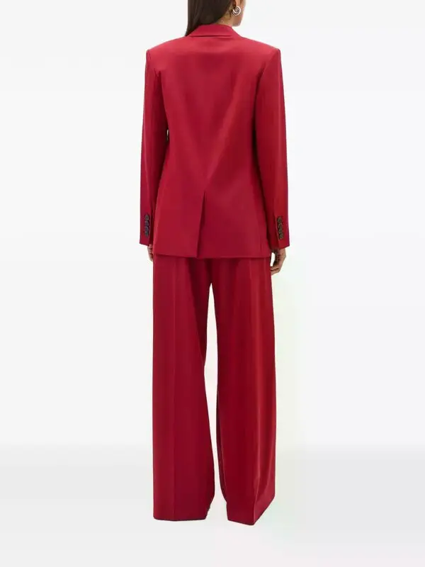 Another Tomorrow Single-button Relaxed Blazer