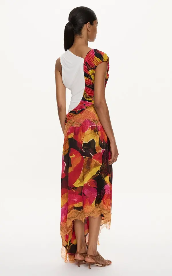 Christopher Esber Palma Verve Asymmetric Silk Maxi Dress