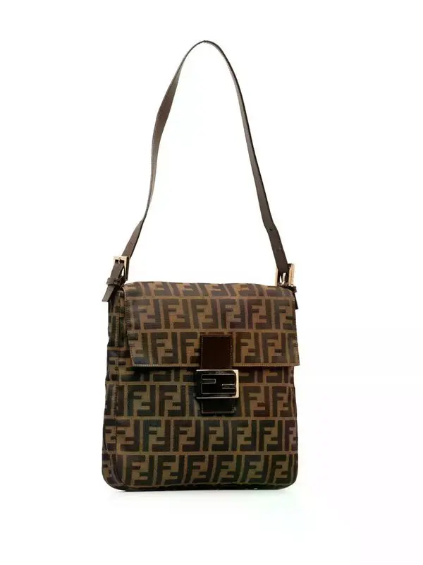Fendi 20th Century Zucca Canvas Mamma Forever Shoulder Bag