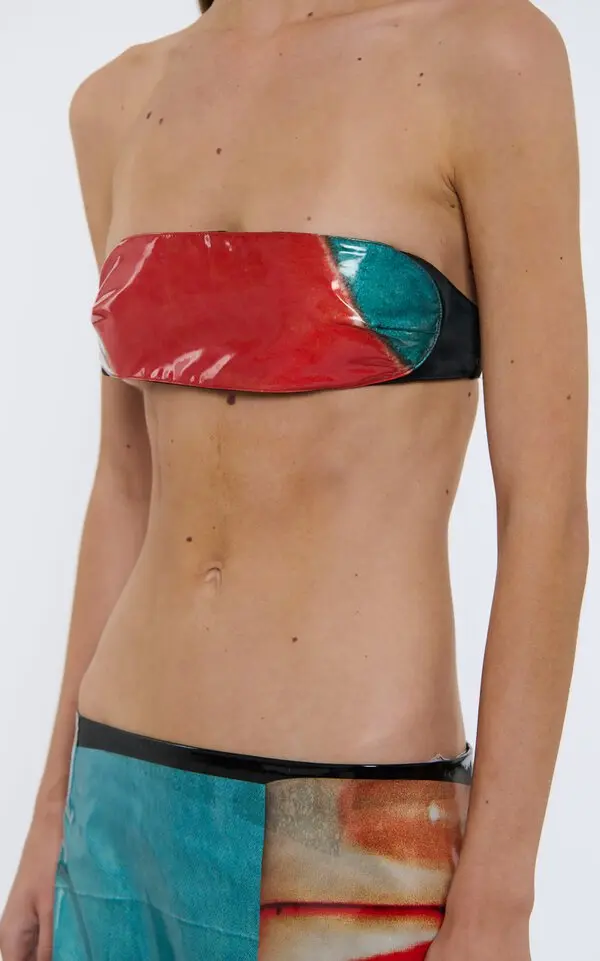 Christopher Esber Species Bandeau Top - Red