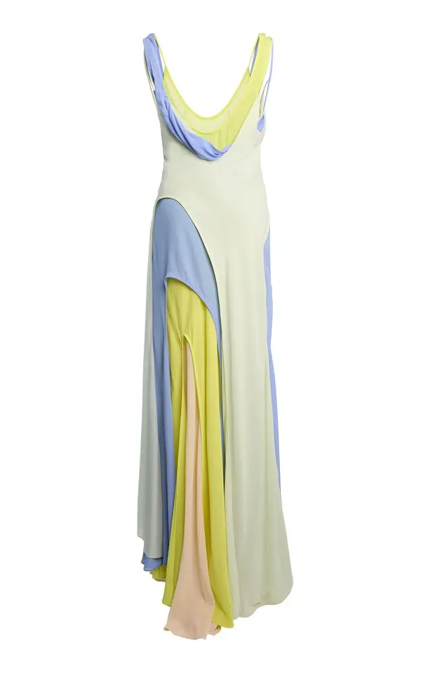 Christopher Esber Glacis Twisted Silk Maxi Dress