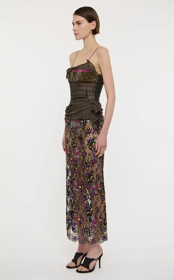 Christopher Esber Morpho Twitch Maxi Dress