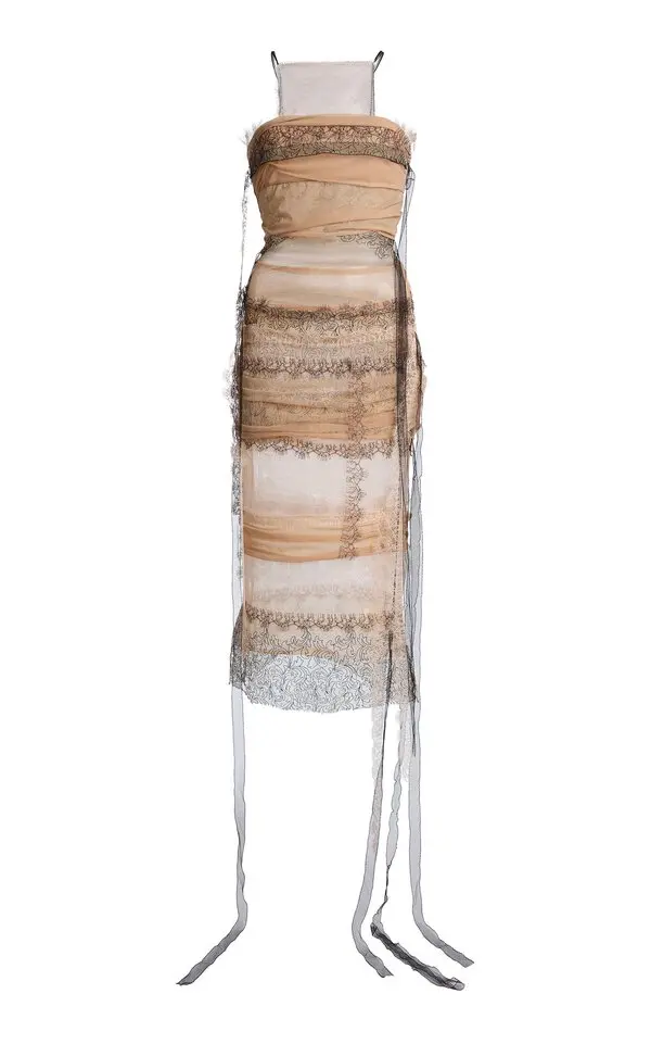 Christopher Esber Shadow Ink Midi Dress