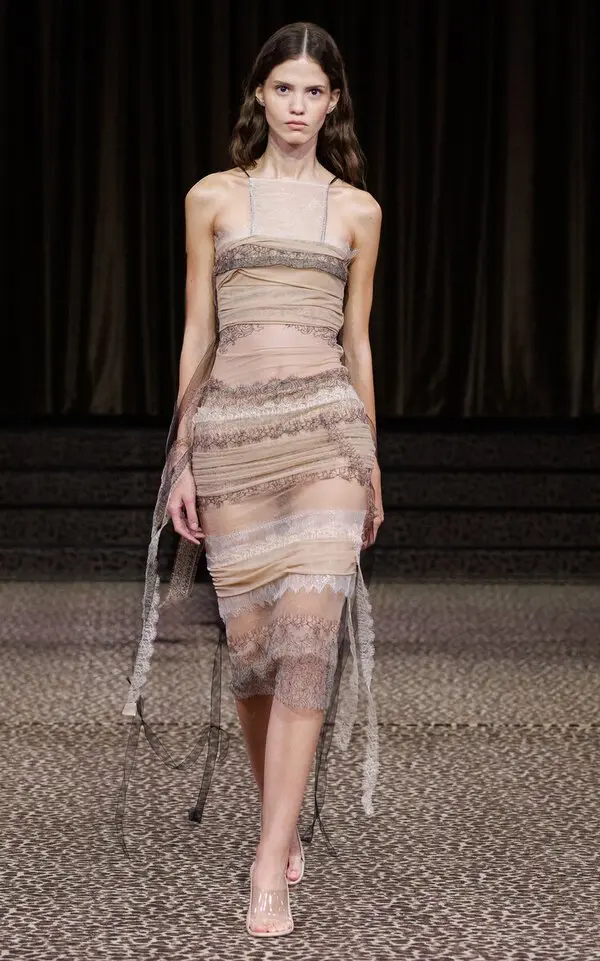 Christopher Esber Shadow Ink Midi Dress