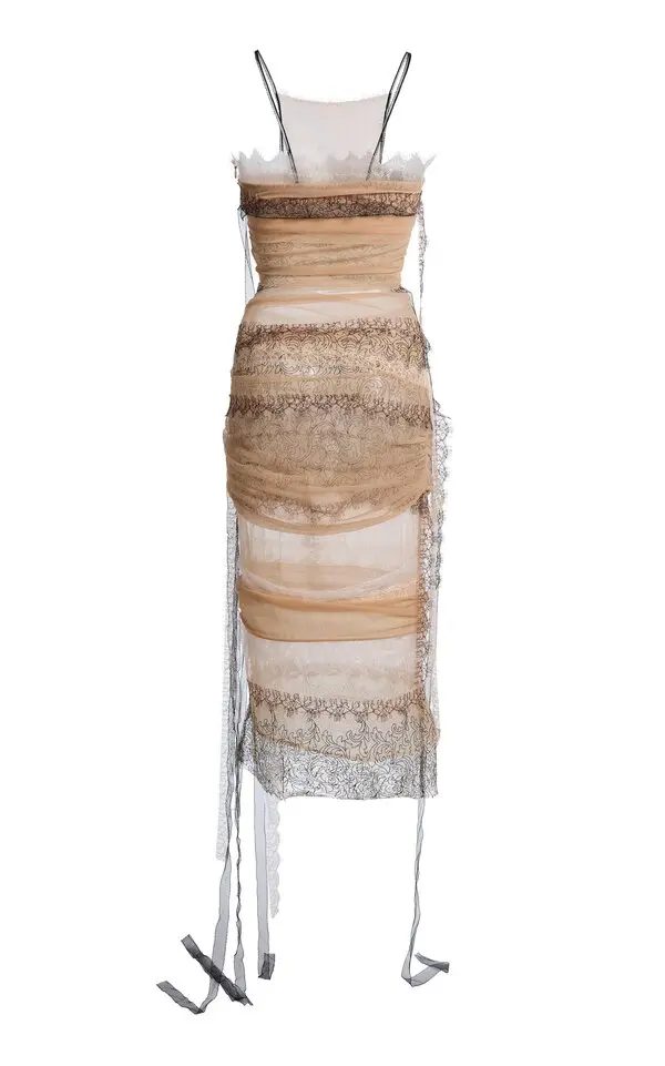 Christopher Esber Shadow Ink Midi Dress