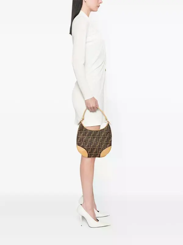 Fendi 2000-2010 Zucca Canvas Hobo Bag