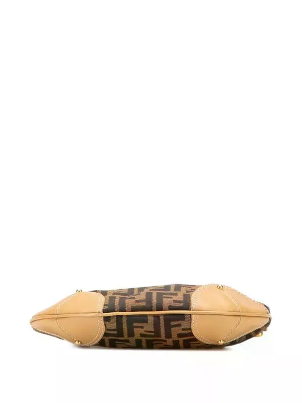 Fendi 2000-2010 Zucca Canvas Hobo Bag