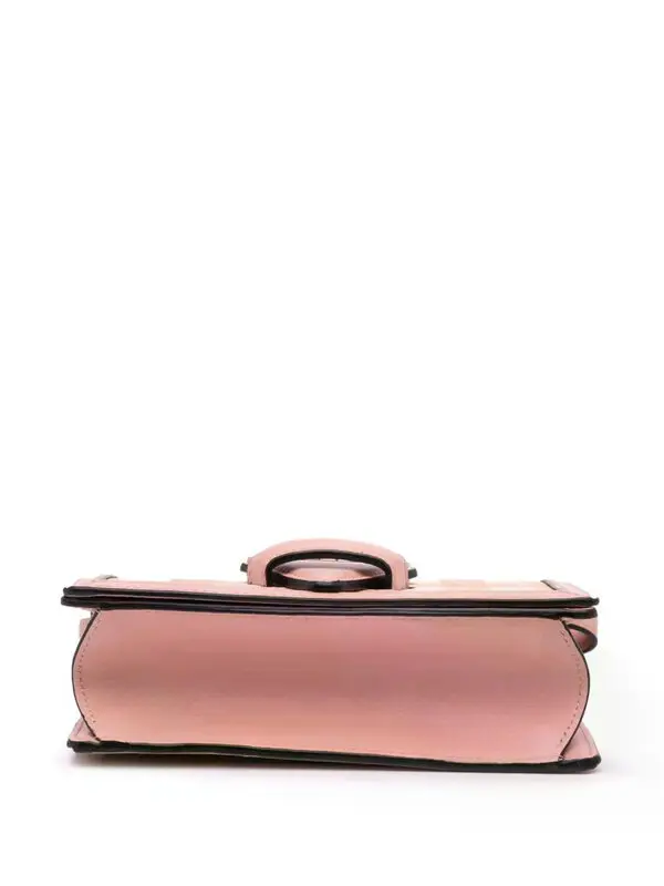 Loewe 2018 Small Leather Gingham Barcelona Crossbody Bag
