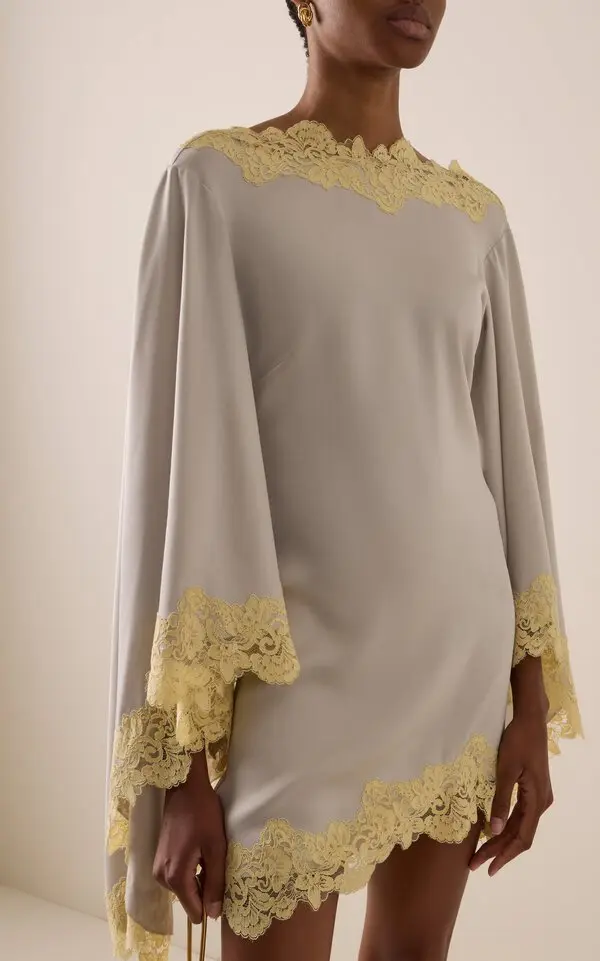 DE LA VALI Exclusive Astral Crepe Mini Dress