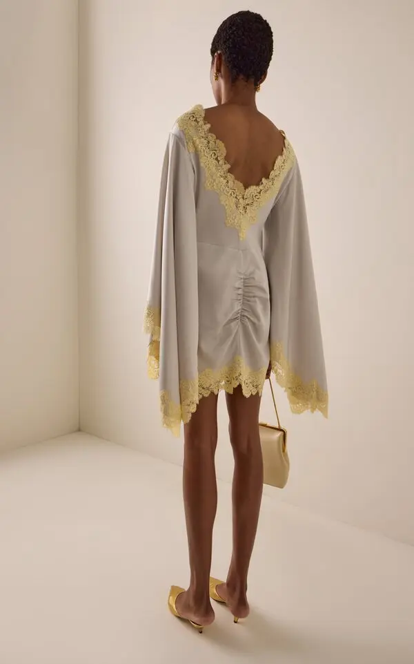 DE LA VALI Exclusive Astral Crepe Mini Dress