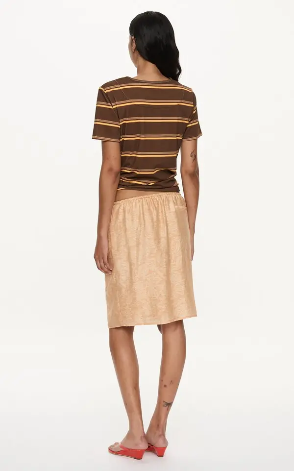 Christopher Esber Light Leak Jacquard Midi Skirt