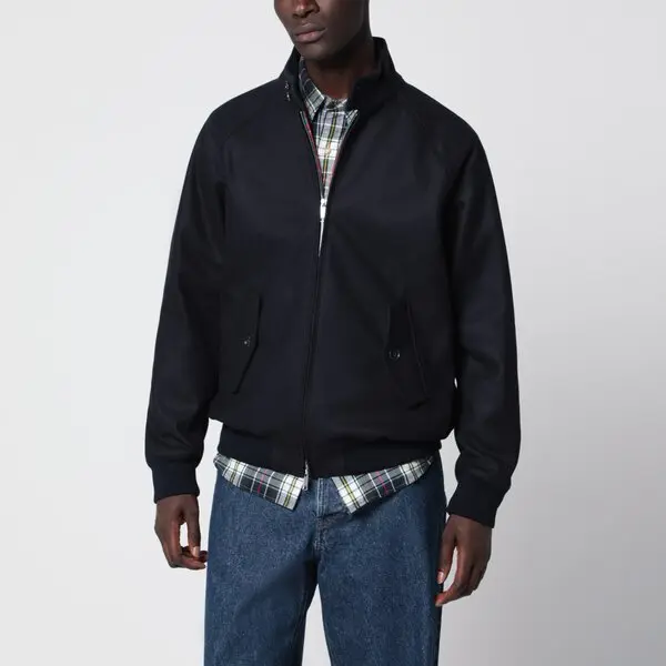 BARACUTA Dark G9 Melton Mini Jacket