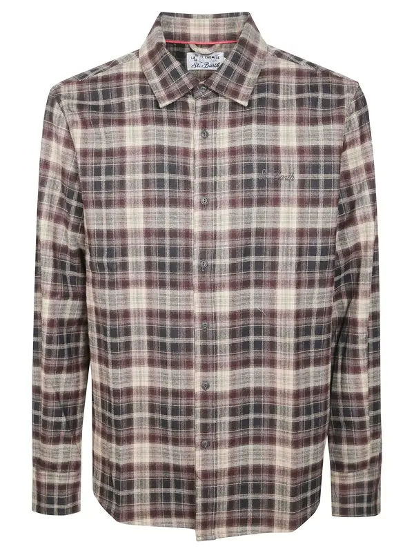 MC2 SAINT BARTH Long-sleeve Seefeld Flannel Shirt