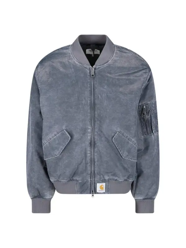 Carhartt Work In Progress Washed Nylon Bomber Jacket
