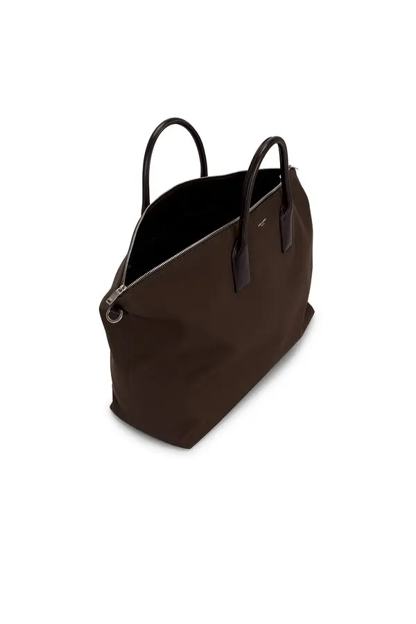 Saint Laurent Bowling Tote In Army