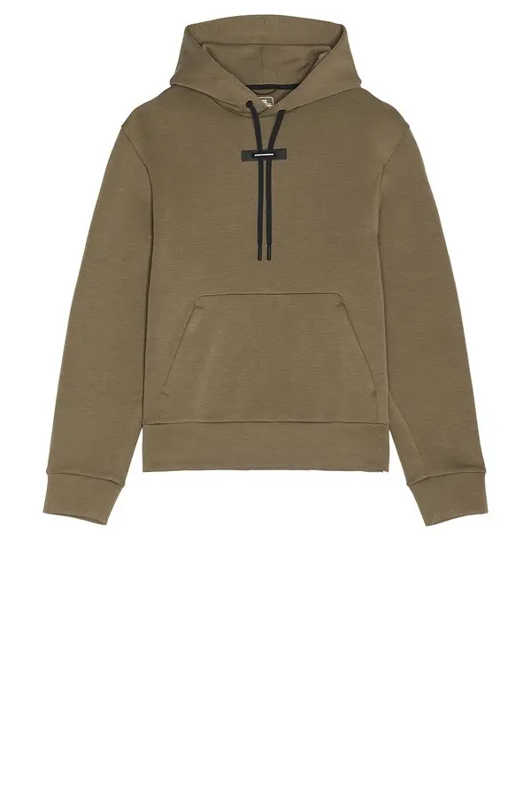 On Focus Tech Hoodie In Brown
