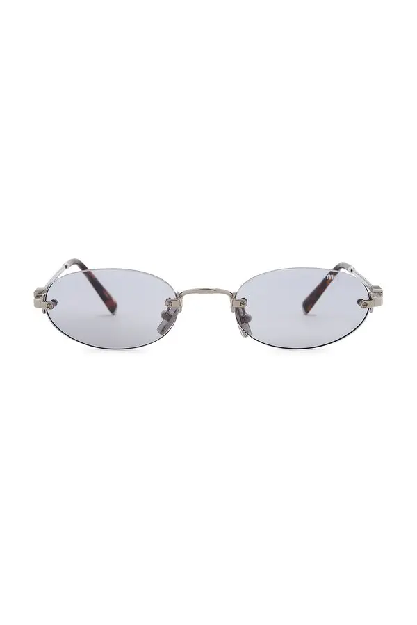Miu Miu Round Sunglasses - Silver