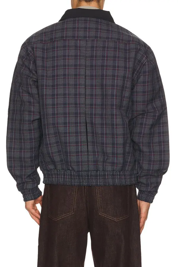 PAS UNE MARQUE Plaid Bomber Jacket