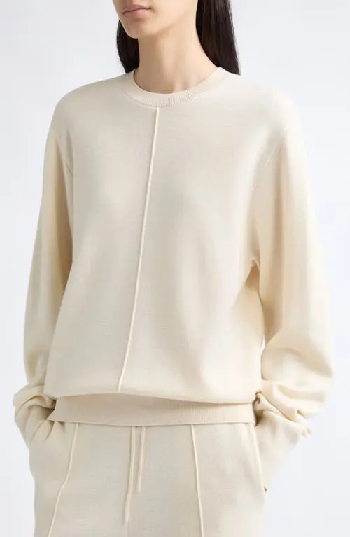 TOTEME Crewneck Sweater - Ecru