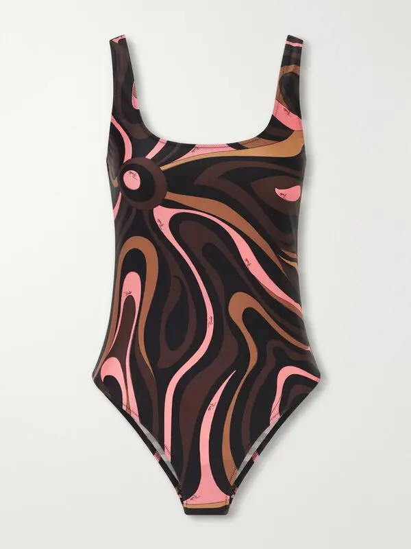 Emilio Pucci Printed Swimsuit - Multi