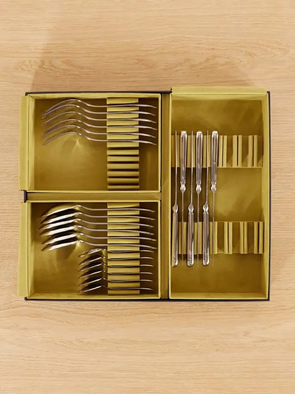 Christofle Albi 24-piece -tone Stainless Steel Cutlery Set - Silver