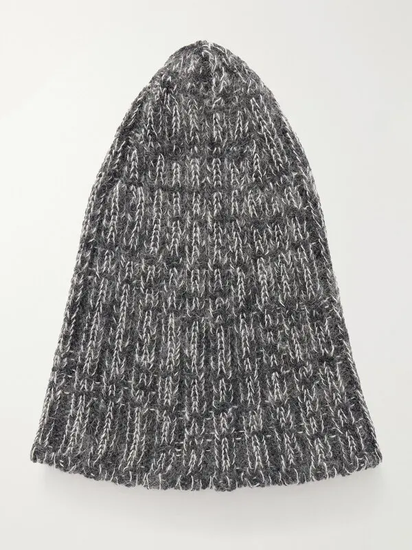 Khaite Lake Cashmere, Mohair And Silk-blend Beanie - Gray