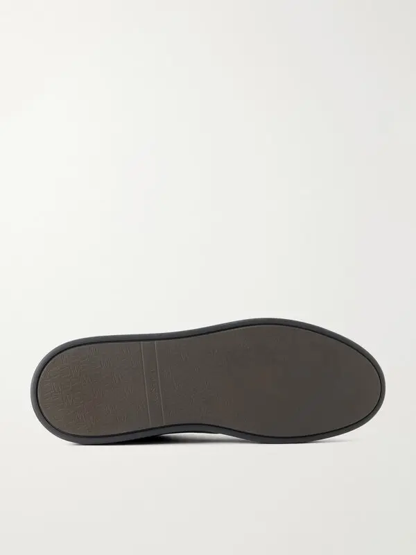 J.M. WESTON On Time Leather Sneakers
