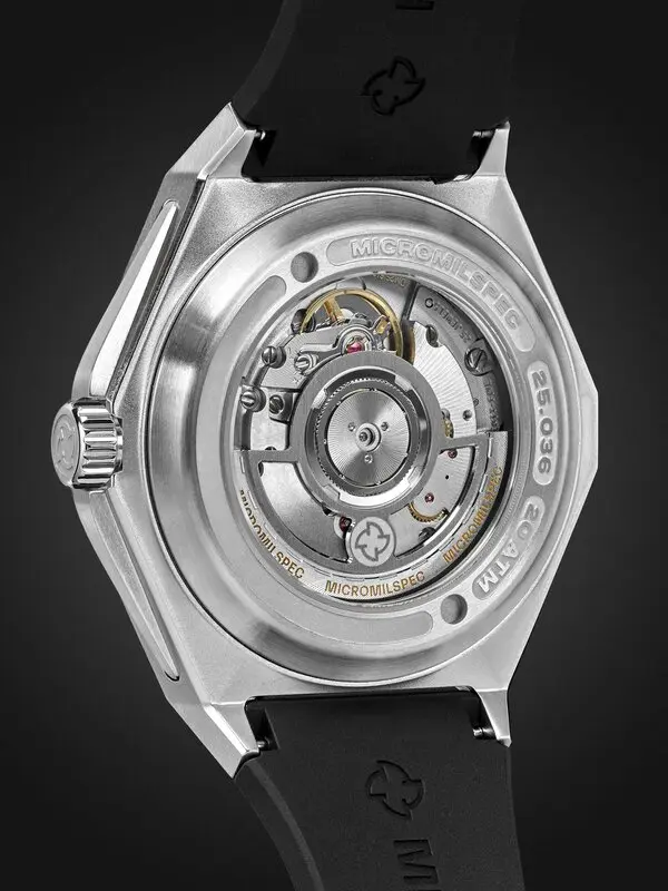 MICROMILSPEC Dual Timer Automatic 42mm Stainless Steel Watch