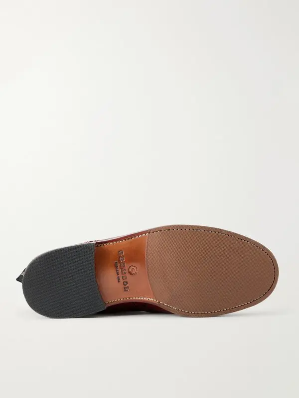 Grenson Fred Full-grain Leather Lace-up Boots