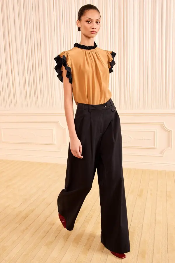Ulla Johnson Twyla Ruched Top - Canyon