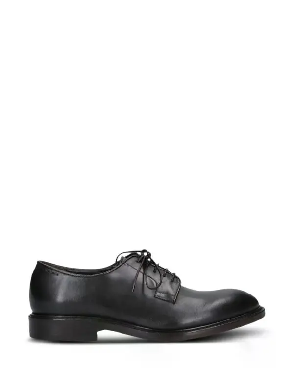 ALEXANDER HOTTO Lace-up Leather Derby Shoes - Brown