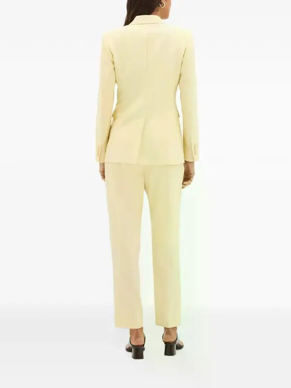 Another Tomorrow Single-button Peaked-lapel Blazer