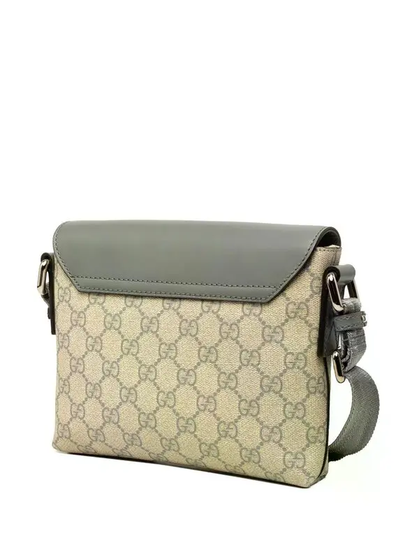 Gucci 2000-2015 Gg Supreme Flap Messenger Bag Crossbody Bag