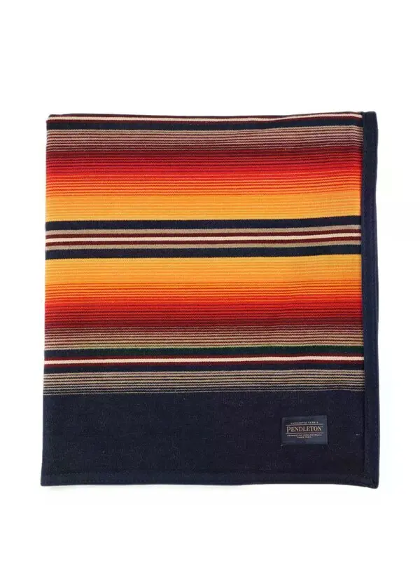 Pendleton Serape Striped Blanket - Blue