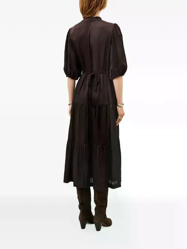 Ba&sh Cleli Tiered Midi Dress