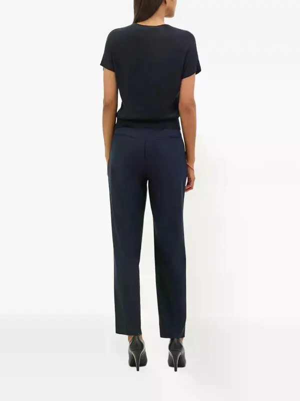 Another Tomorrow Short-sleeve Wool Top