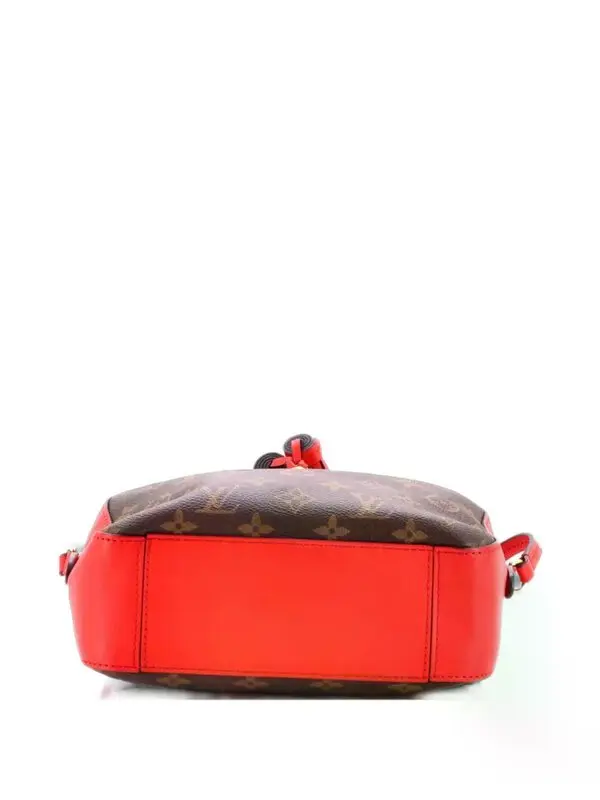 LOUIS VUITTON Saintonge Handbag Monogram Canvas With Leather Crossbody Bag