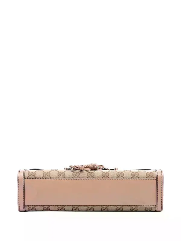 Gucci 2016-2026 Medium Gg Canvas And Calfskin Emily Shoulder Bag