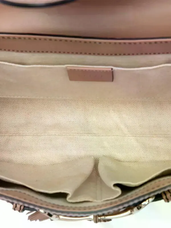 Gucci 2016-2026 Medium Gg Canvas And Calfskin Emily Shoulder Bag
