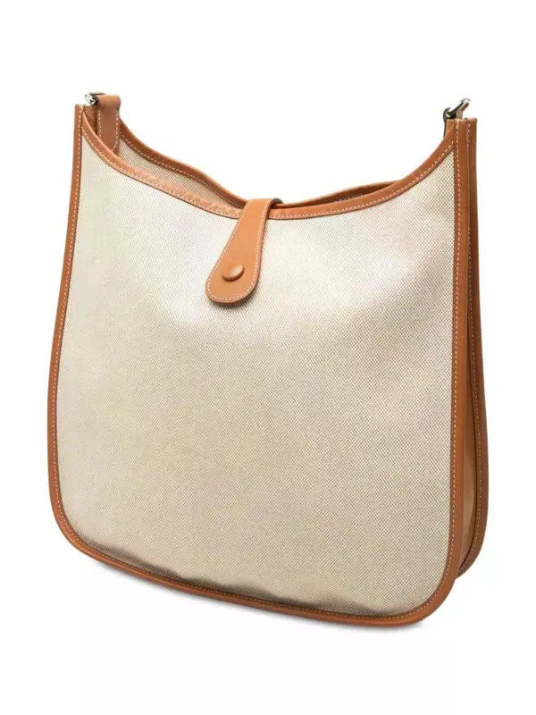 Hermès 2007 Toile And Swift Evelyne I 33 Crossbody Bag - Neutrals