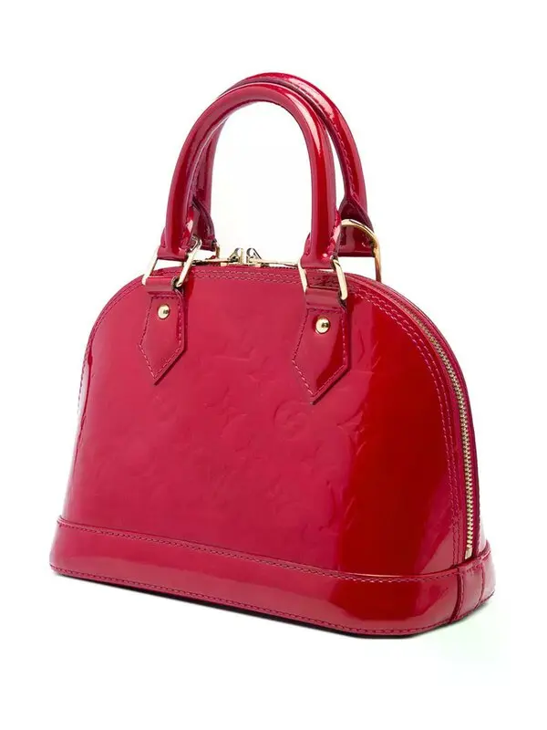 LOUIS VUITTON 2013 Monogram Vernis Alma Bb Satchel