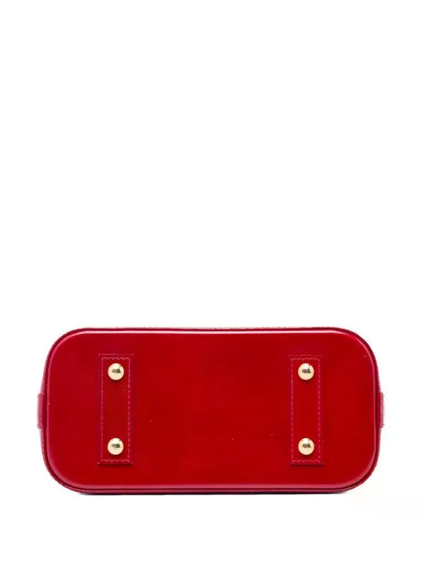 LOUIS VUITTON 2013 Monogram Vernis Alma Bb Satchel