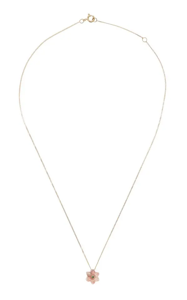 Pascale Monvoisin Ida Quartz Necklace - Pink