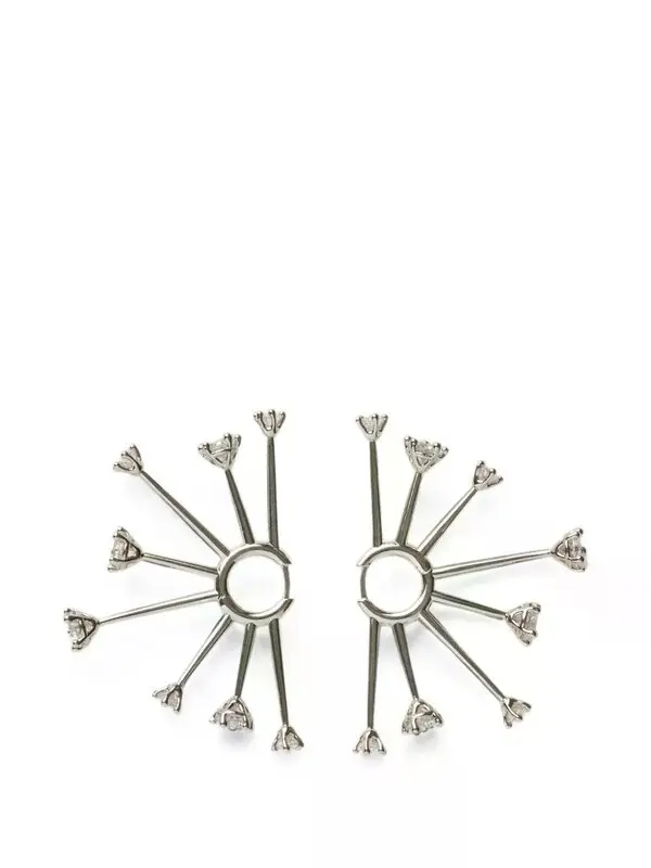 PANCONESI Kismet Zircon Hoop Earrings