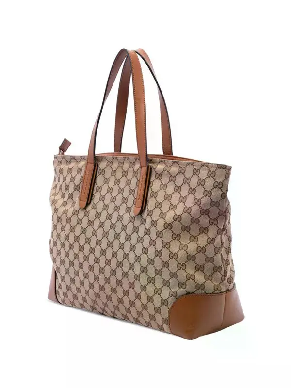 Gucci 2016-2026 Gg Canvas Web Tote Bag